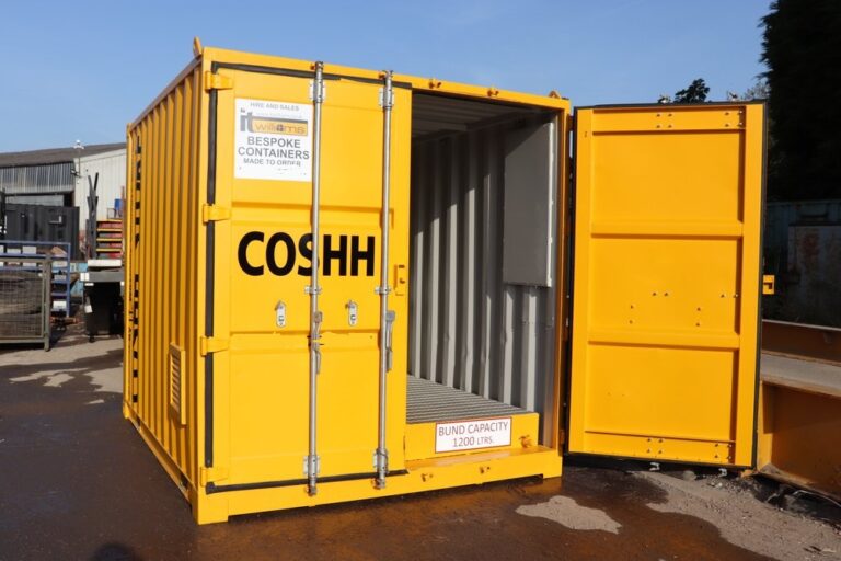 COSHH Chemical Store Containers - Intermodal Equipment