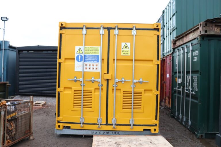 COSHH Chemical Store Containers - Intermodal Equipment