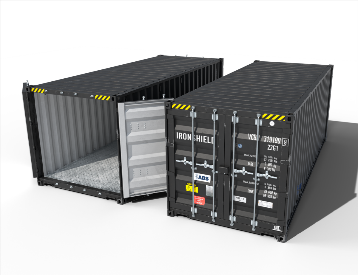 New 20ft Double Door Tunnel Container - Intermodal Equipment