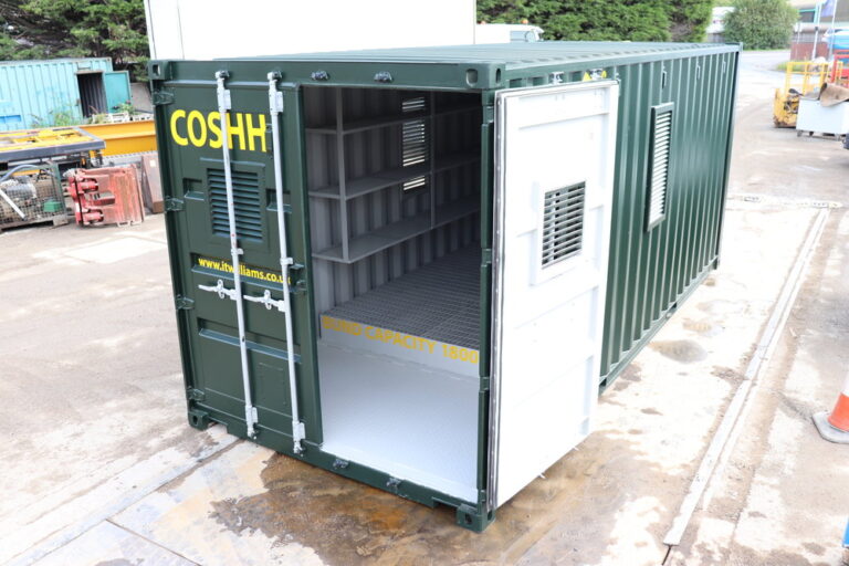 New 20ft COSHH Chemical Store Container - Intermodal Equipment
